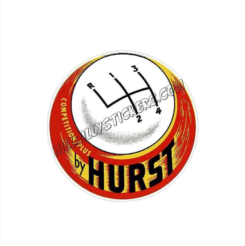 HURST Shifter Sticker 5 Tall / Awesome Vintage Looking UV / Water Proof ...