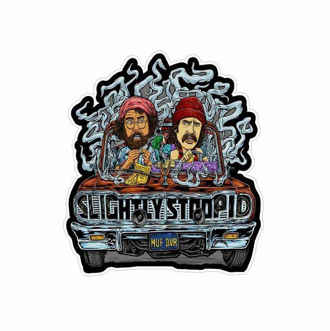 Slightly Stoopid Cheech & Chong Sticker 4.3x 4.8 Tall / Beautiful ...