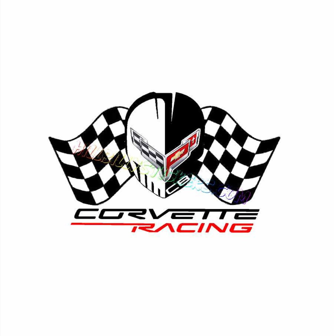 C 8 Racing Corvette Sticker. 3x 5.long New on the Market. Beautiful ...