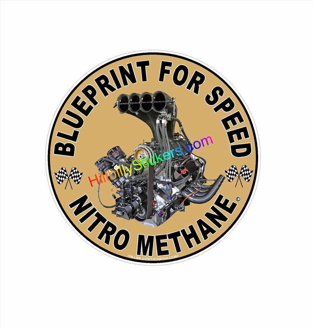 New - Blueprint for Speed Sticker. 4.750 in Size New on the Market UV ...