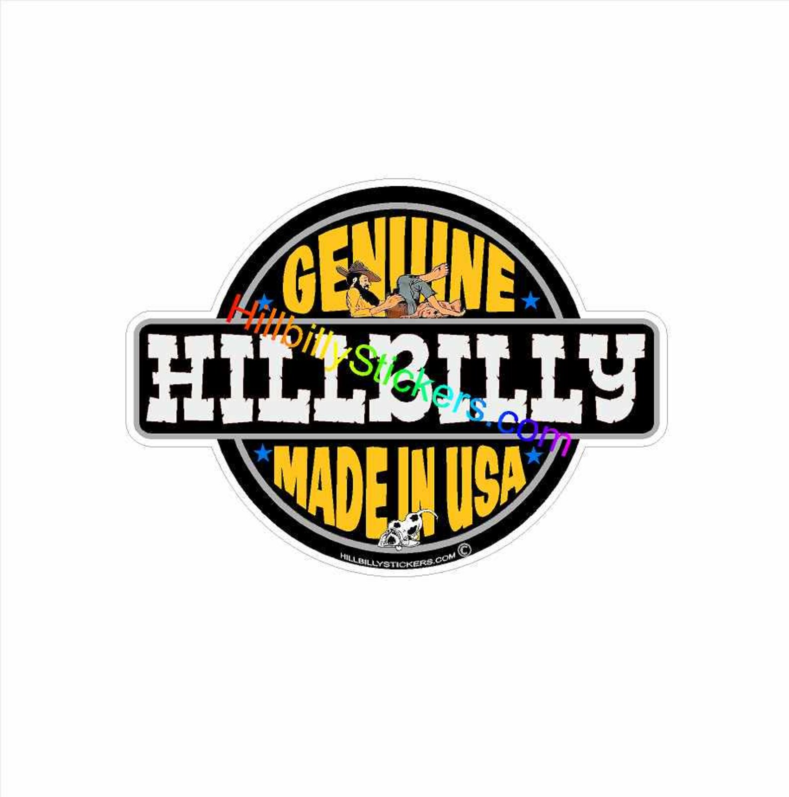 NEW - Genuine Hillbilly Made in the USA Sticker. 3.6" X 4.9" Long ...