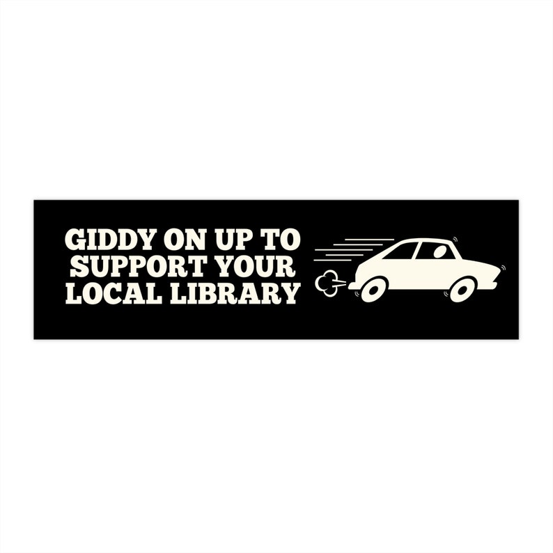 Support Your Public Library Sticker, Save the Library Sticker, Defend ...