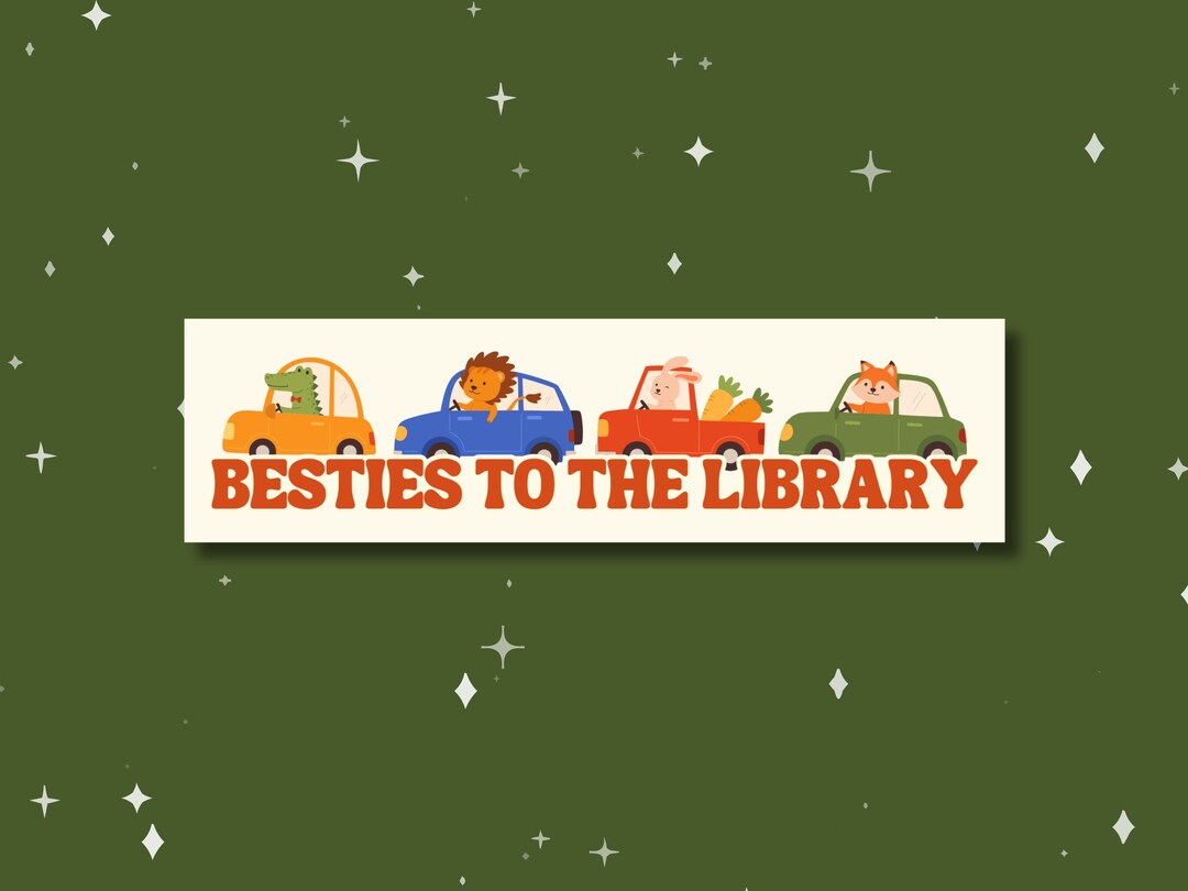 Support Your Public Library Sticker, Save the Library Sticker, Defend ...