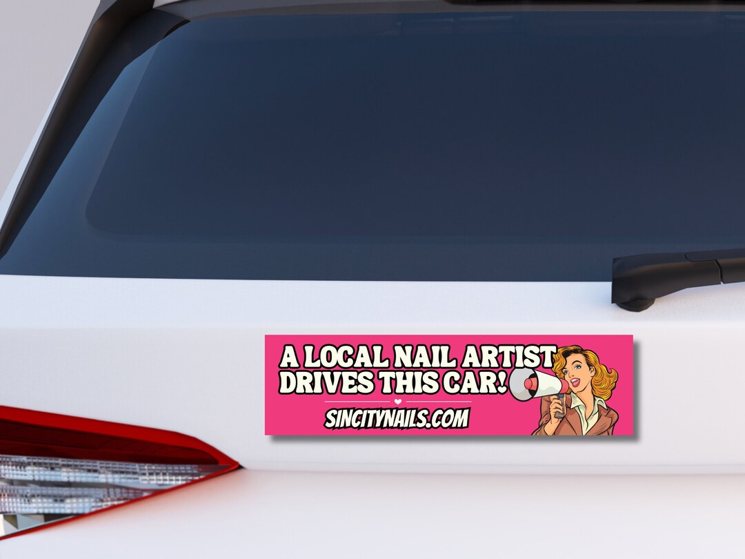 Nail Tech Sticker, Nail Tech Car Decal, Bomb Ass Nail Tech Sticker ...