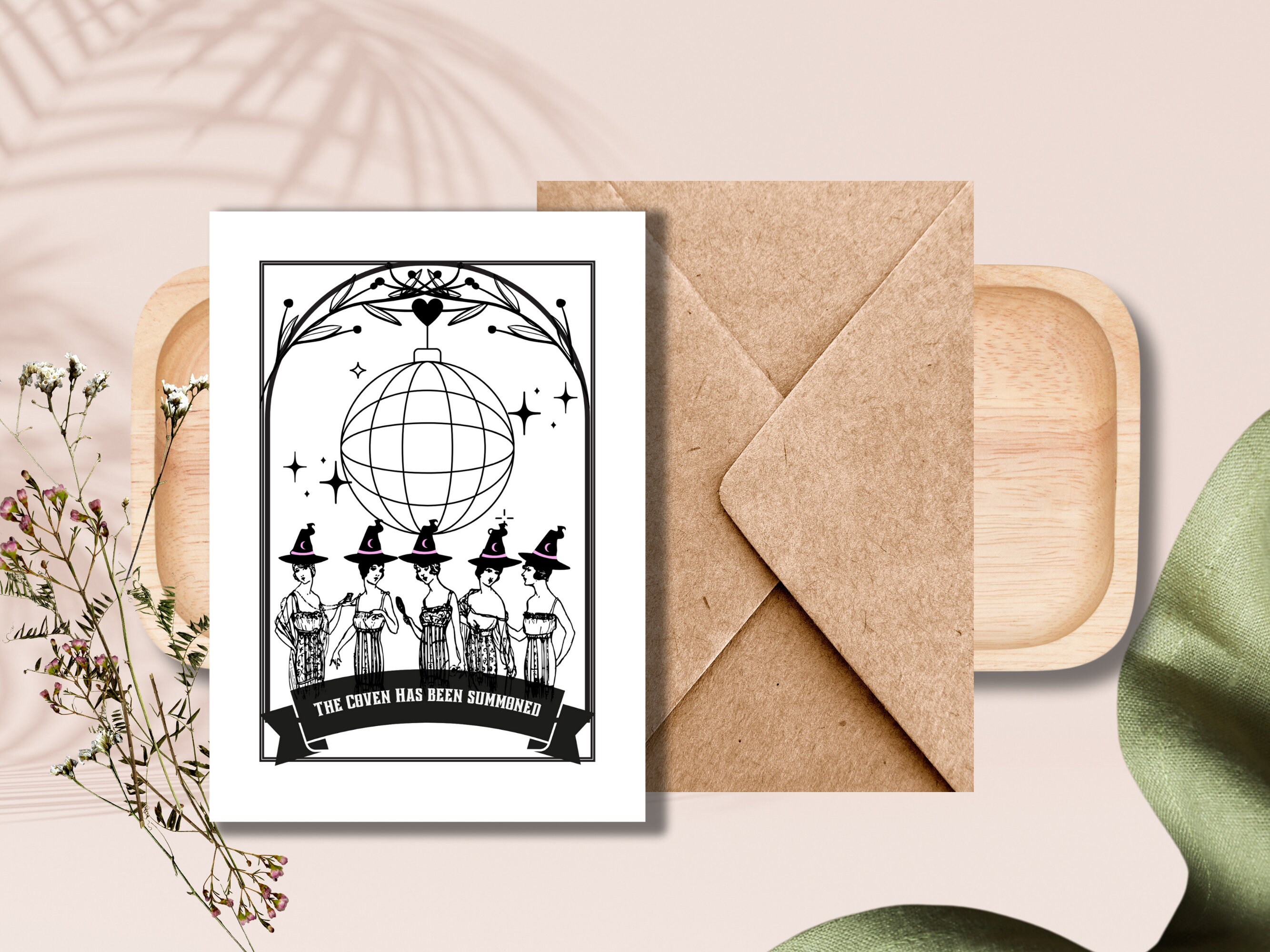 Tarot Bachelorette Party Editable Template Witchy Bachelorette Tarot ...