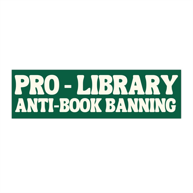 Support Your Public Library Sticker, Save the Library Sticker, Defend ...
