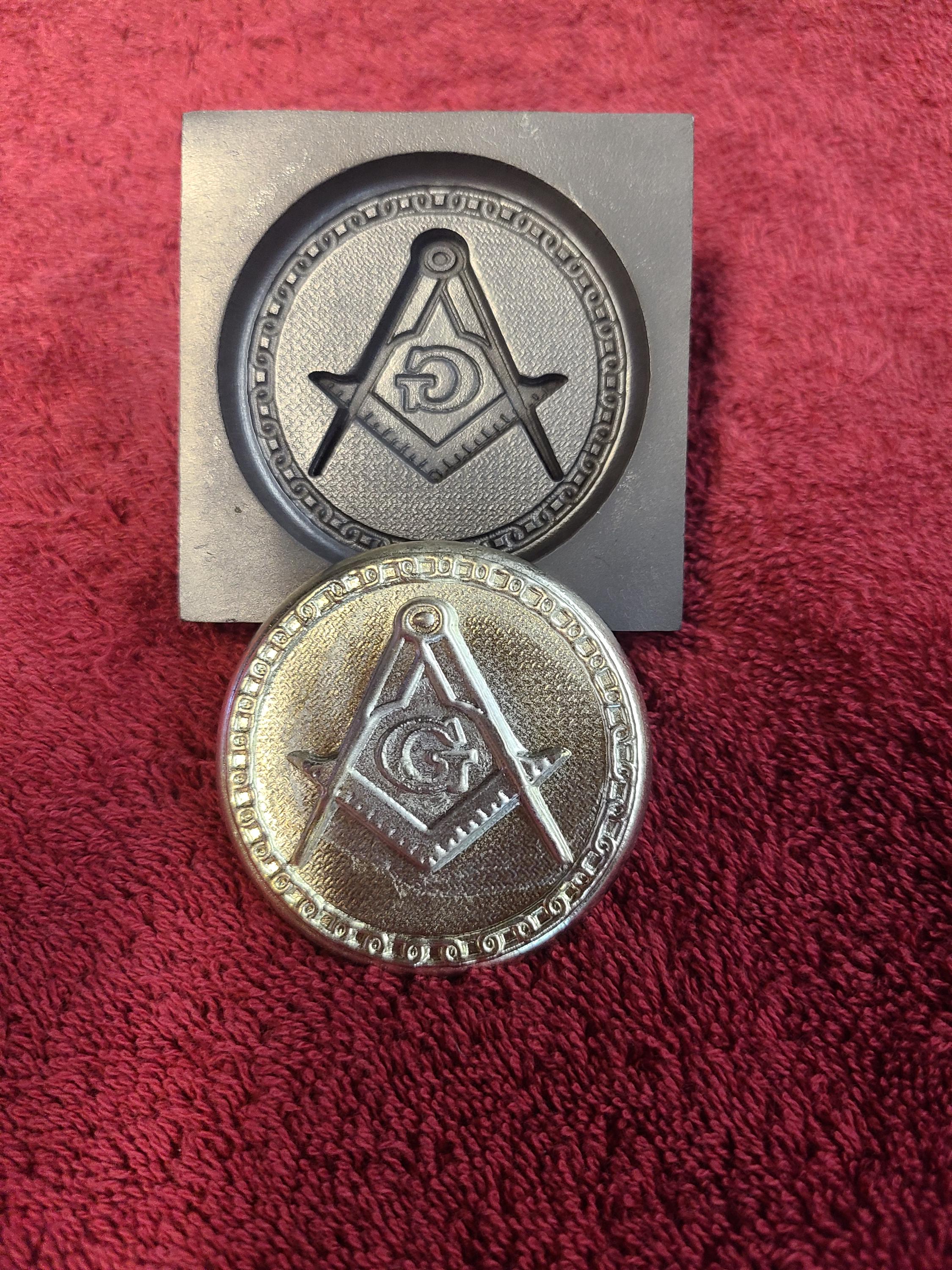 Free Mason Coin-pewter - Etsy