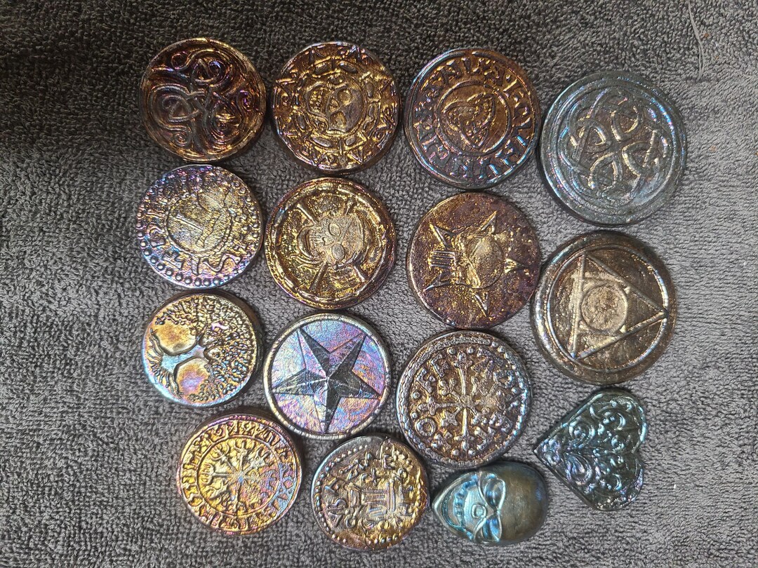 Bismuth Coins-hand Cast - Etsy