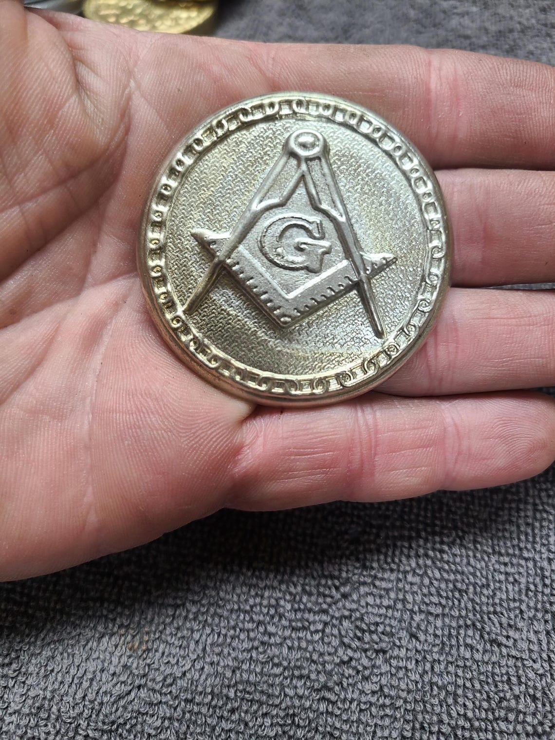 Free Mason Coin-pewter - Etsy