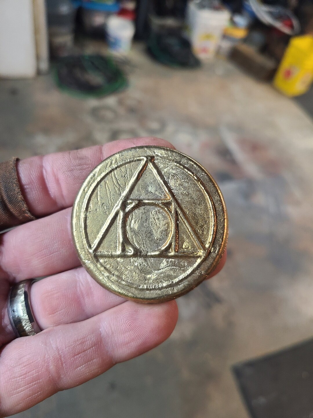 Philosophers Stone Hand Cast Coins - Etsy