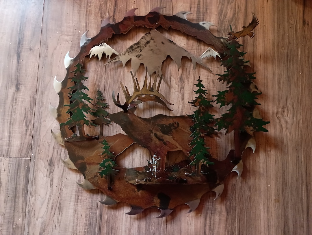 Metal Art Decor. Handmade From 16 Gauge Steel Sheets - Etsy