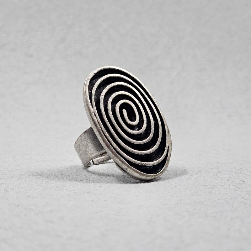 Brutalist Silver 925 Ring - Etsy