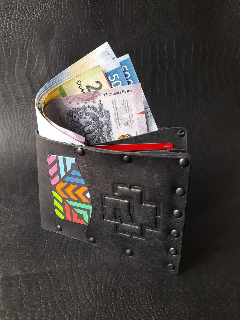 Rammstein Men's Leather Wallet - Etsy