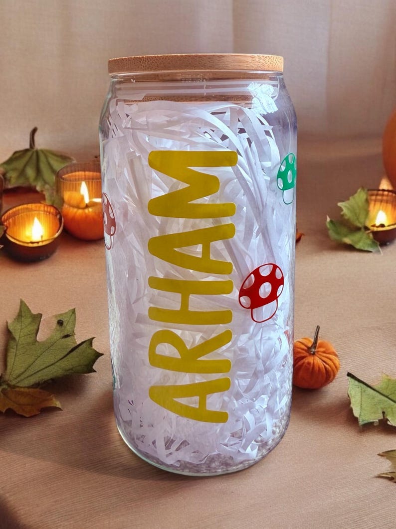 Super Mario Glass Cup, Mario Kids Cup, Custom Water Bottles, Cups, and ...