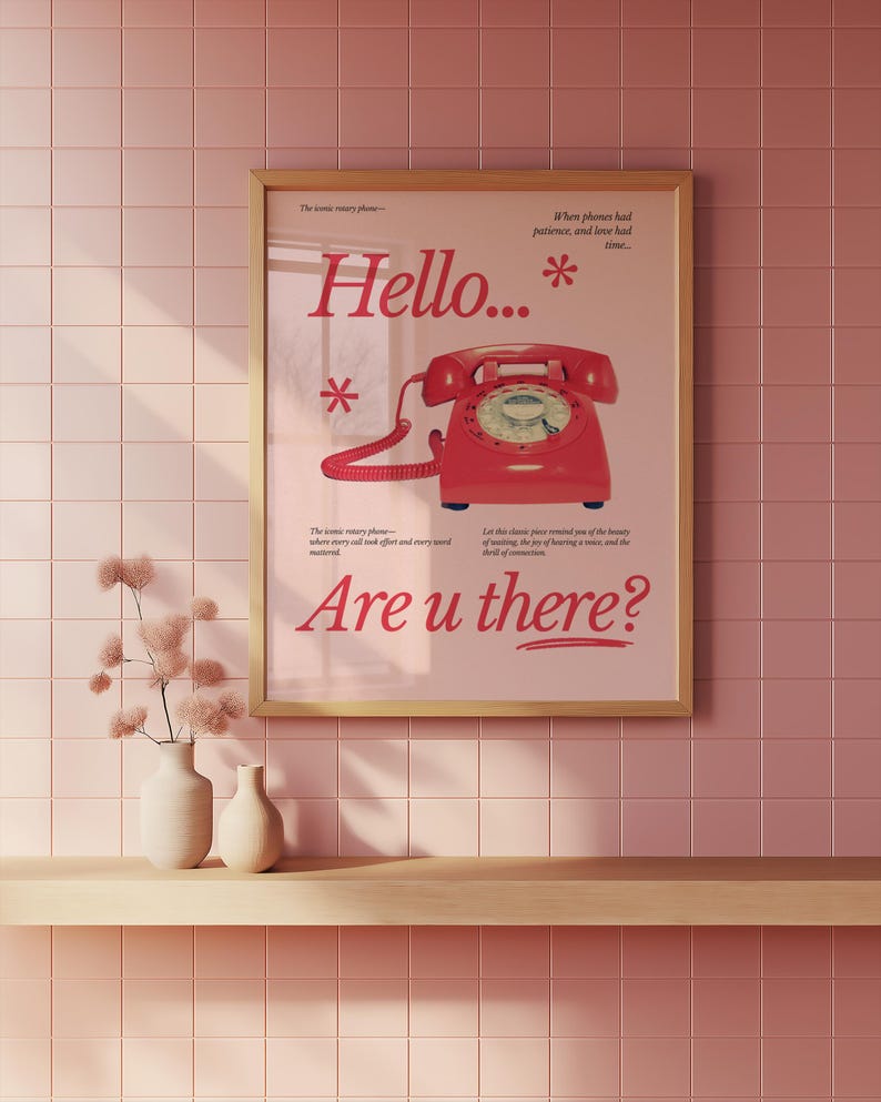 Retro Telephone Prints, Old Rotary Phone, Pink Telephone, Photography ...