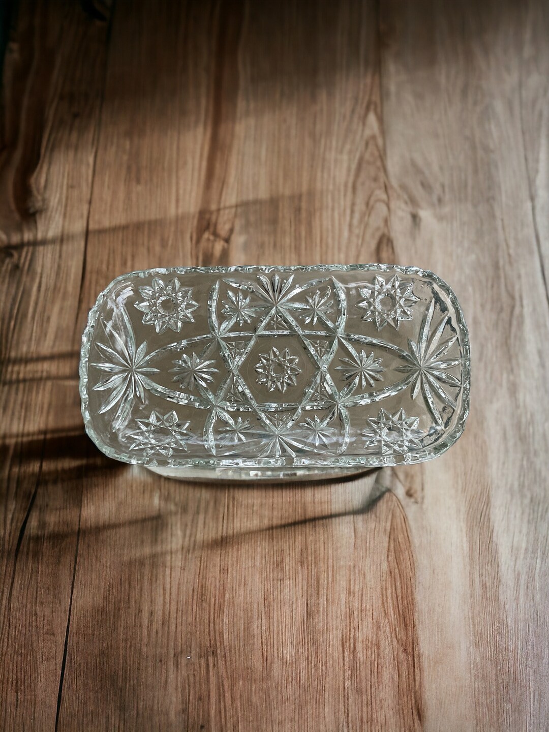 Anchor Hocking Vintage Early American Prescut 12" Rectangular Hostess ...