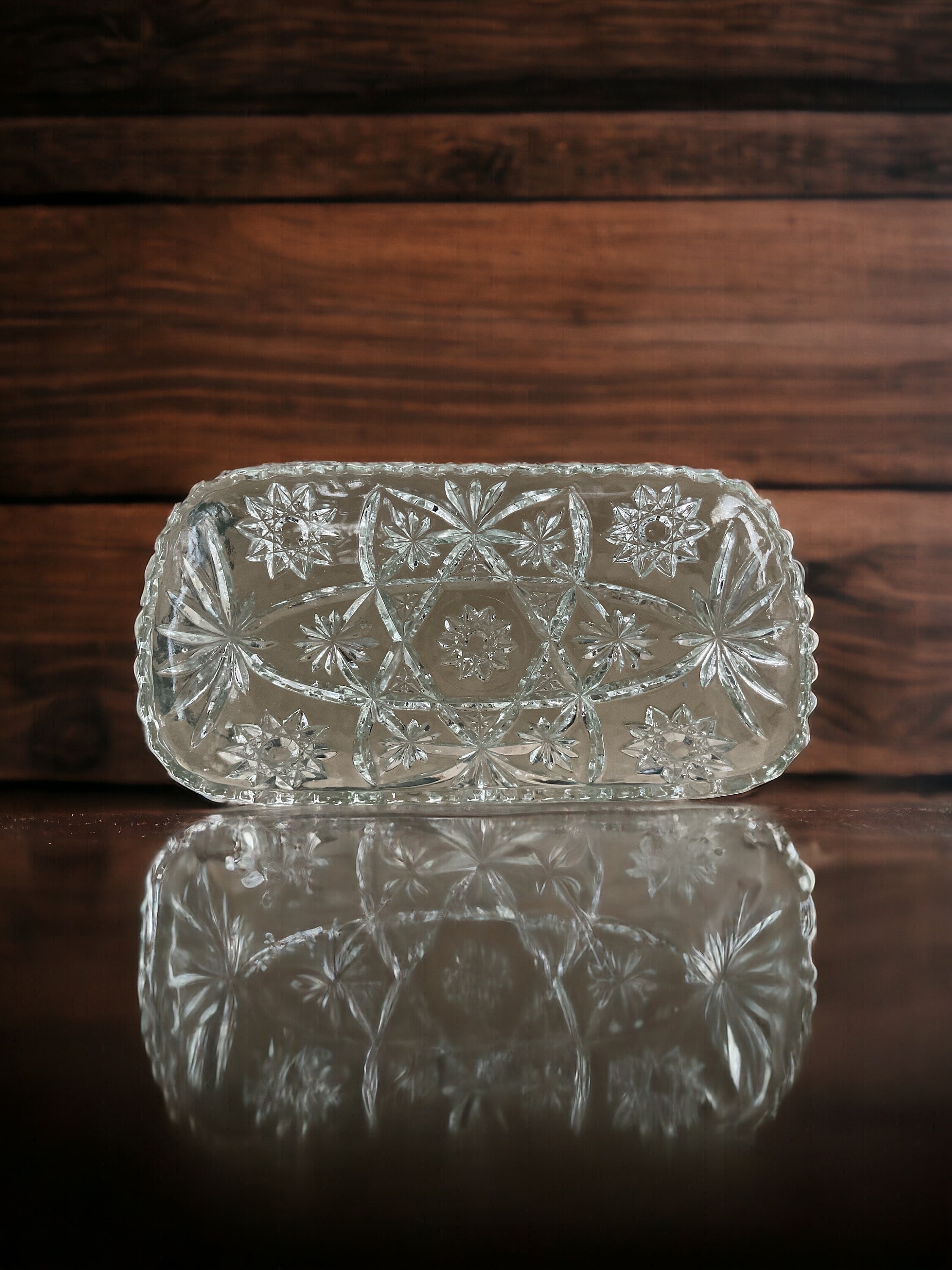 Anchor Hocking Vintage Early American Prescut Clear EAPC Glass 12 ...