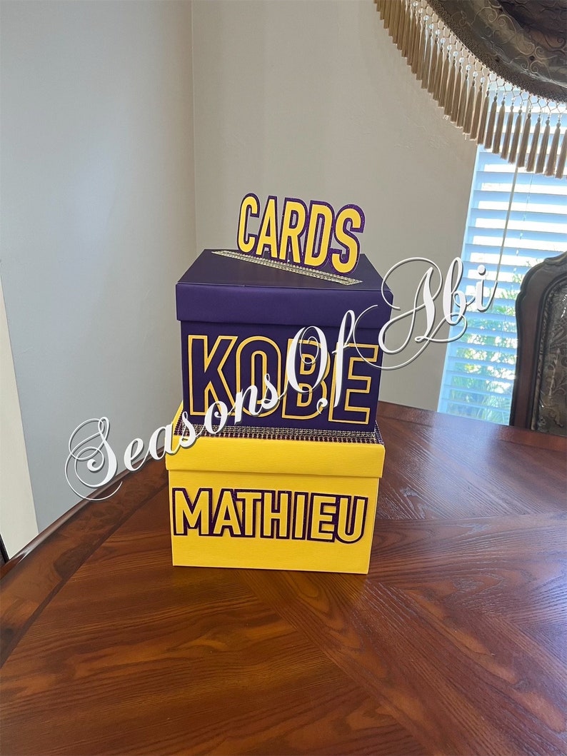 Two Tier Card Box/ Graduation Card Box/ Large Graduation Party - Etsy