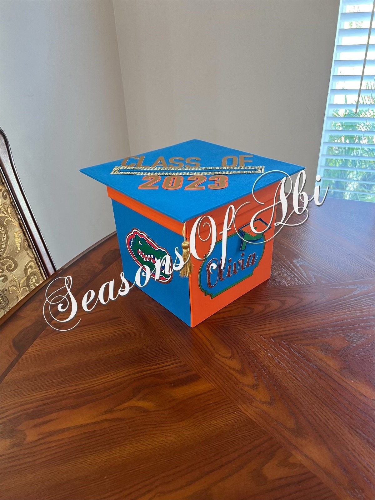 Graduation Card Box/ Large Graduation Party Card Box/ Personalized Card ...