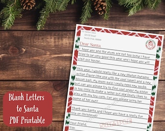 Dear Santa Garland Letter • Letter for Santa • Letter for Santa ...