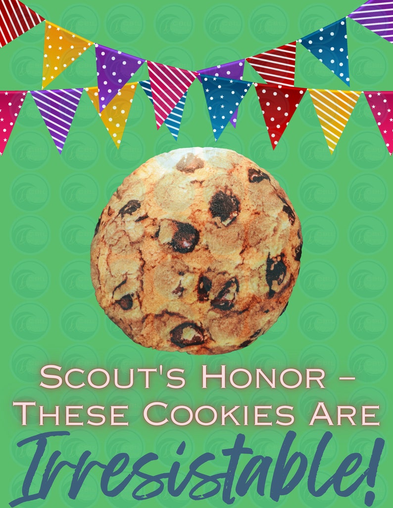Printable Girl Scout Cookie Booth Posters Digital Download 2 Sizes - Etsy