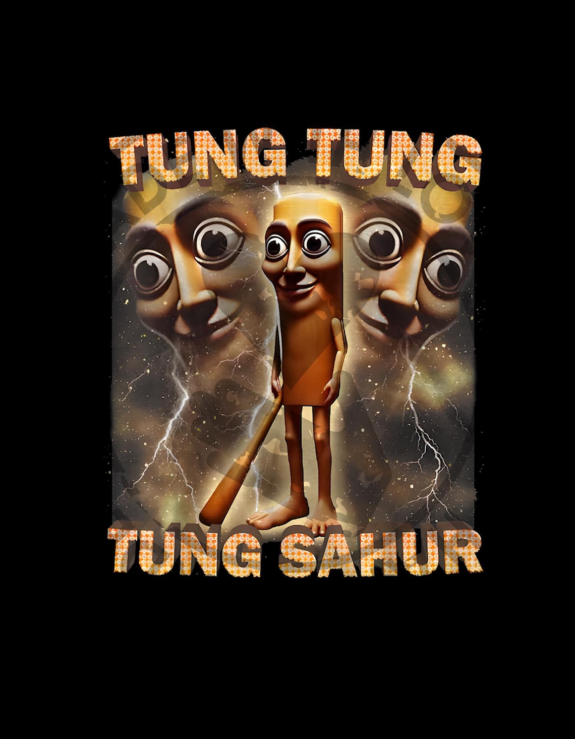 Tung Tung Tung Sahur Funny Meme Brainrot Humor Gen Z PNG File - Etsy