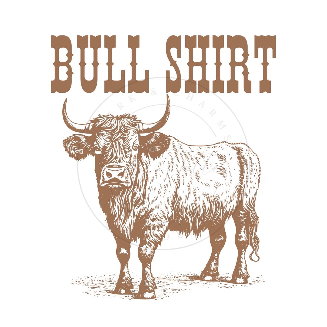 Bull Shirt Hairy Fuzzy Cow Horn Cowboy Cowgirl Pink White Black Brown ...
