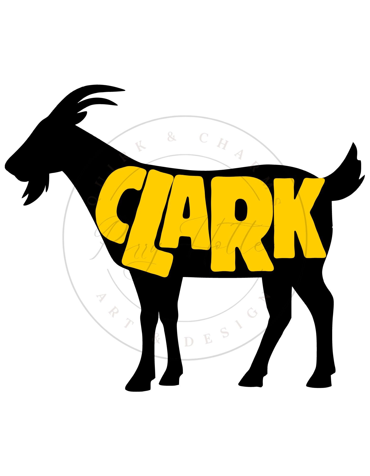 Iowa Women's Basketball Clark GOAT PNG SVG - Digital Download - Iowa ...