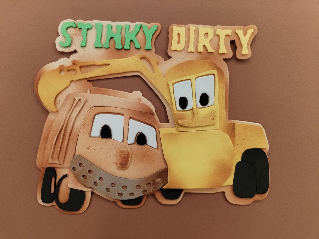 Stinky Dirty 3D Cake Topper - Etsy