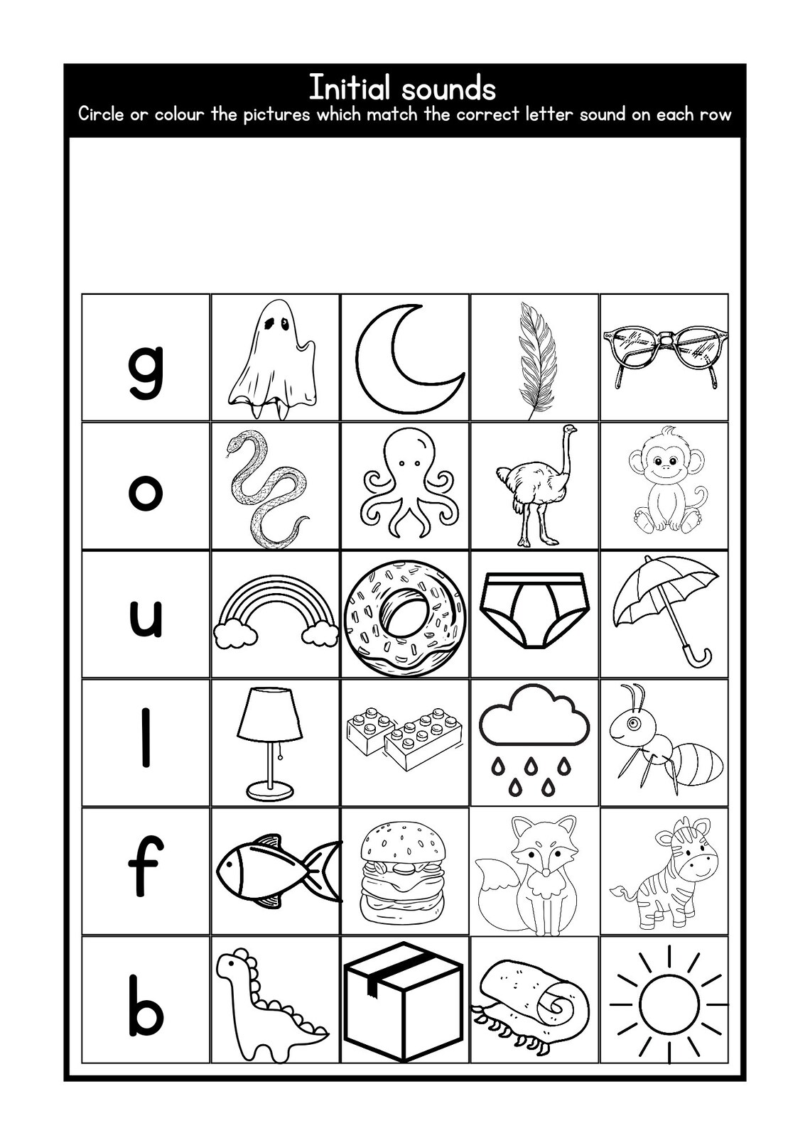 Jolly Phonics Group 3 Activity Sheets, Letter Sounds, Cvc Words ...