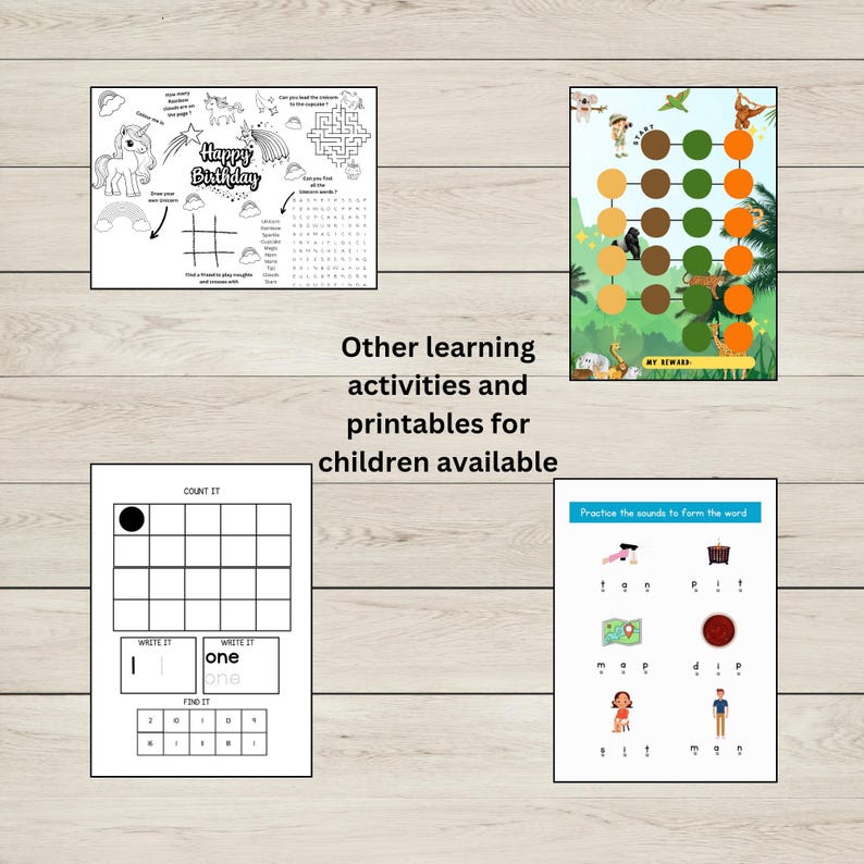 SATPIN Phonics Activity Boards Printable, Group 1 Letter Sound Cards ...