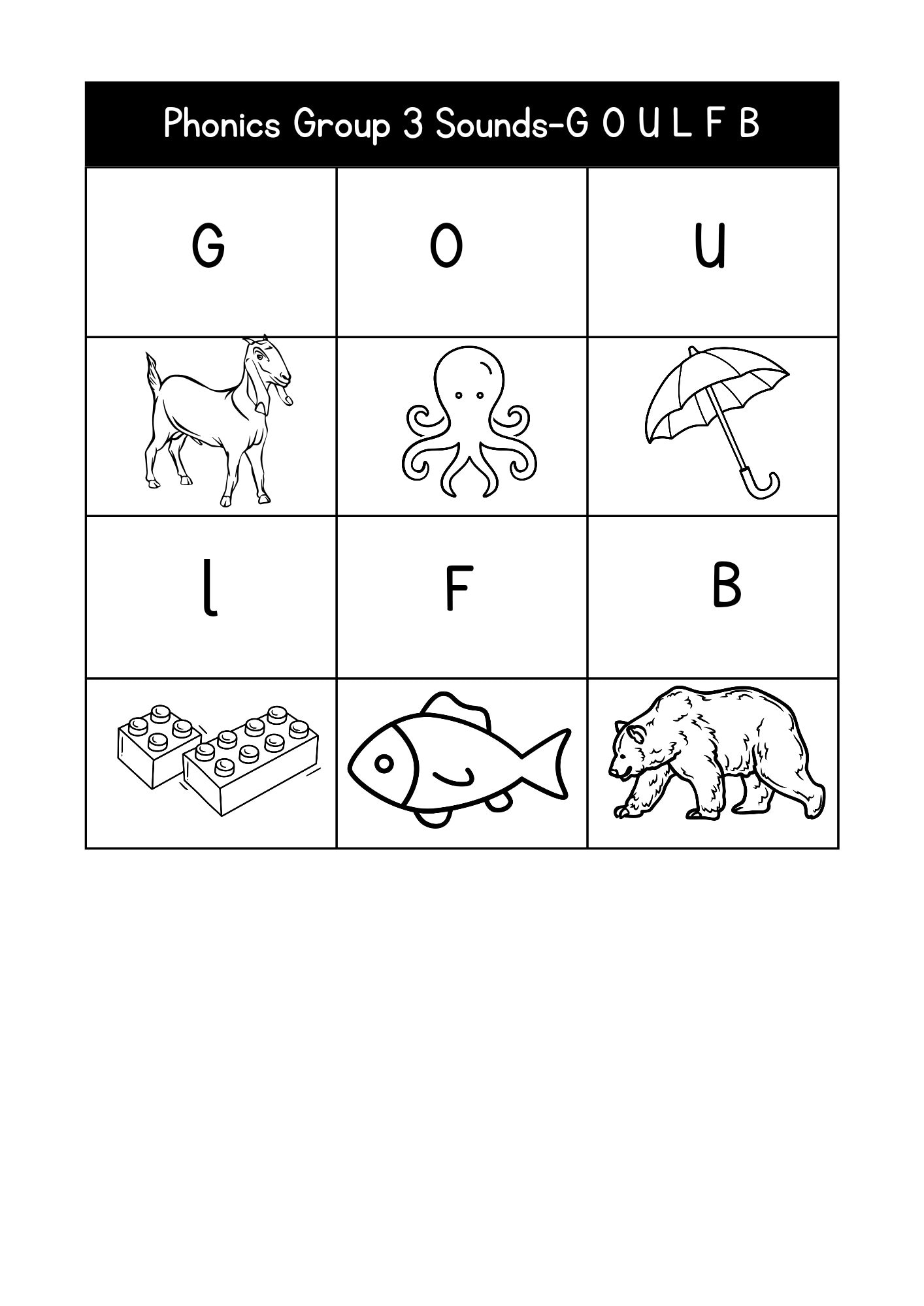 Jolly Phonics Group 3 Activity Sheets, Letter Sounds, Cvc Words, Pdf ...