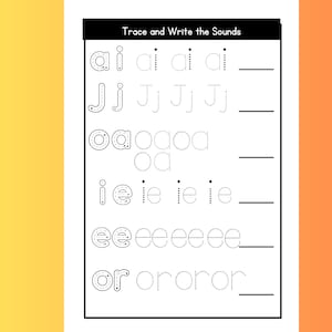 Phonics Group 4 Printable Worksheets, Jolly Phonics Activities for Set ...