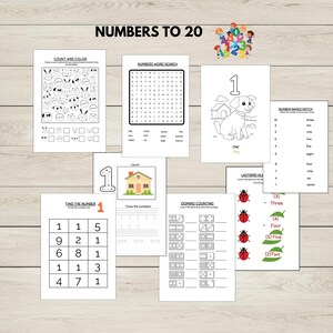 Ultimate Preschool Kindergarten Learning Bundle, Math Worksheets ...