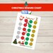 Kids Christmas Reward Chart Printable PDF, Santa Potty Chart, Routine ...