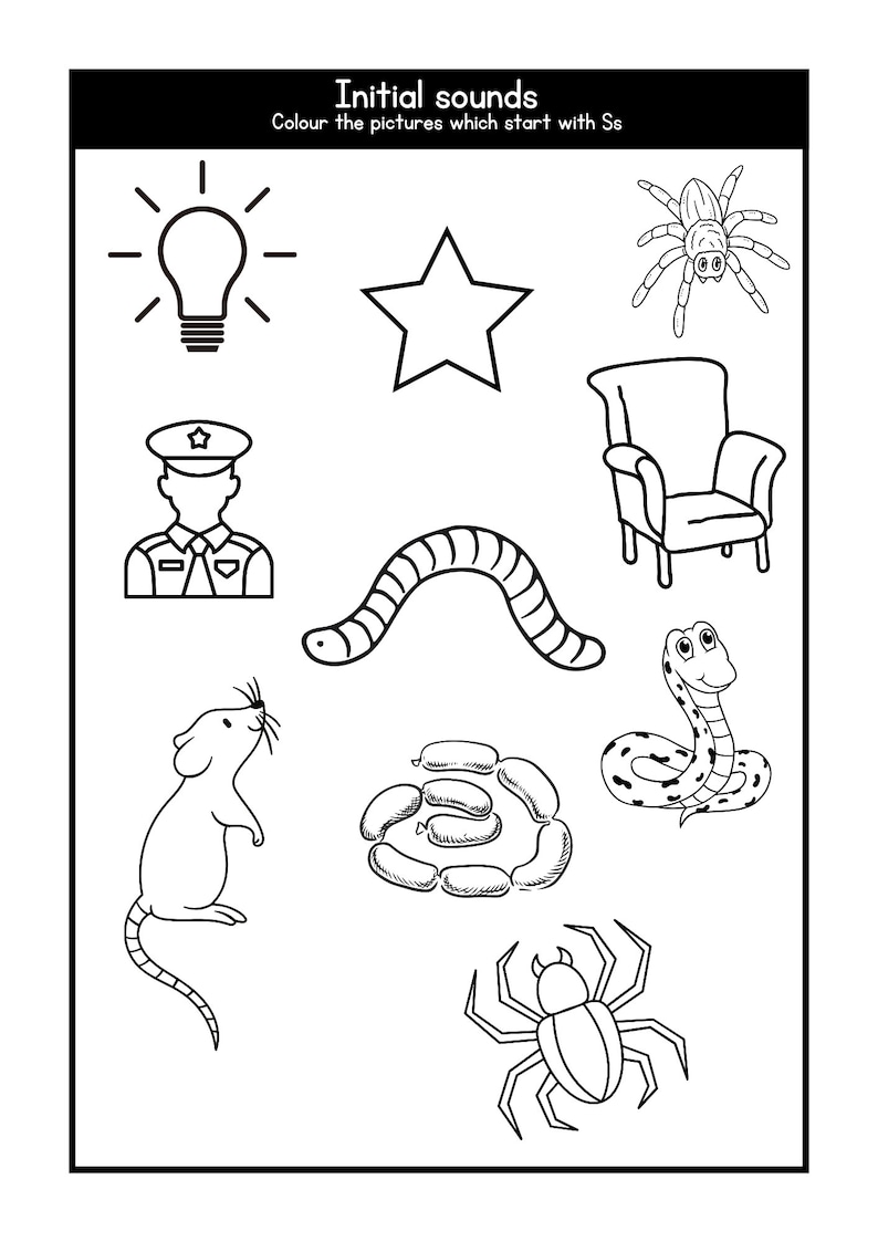 SATPIN Worksheets, Letter Sounds, CVC Words, Printable Group 1 Jolly ...