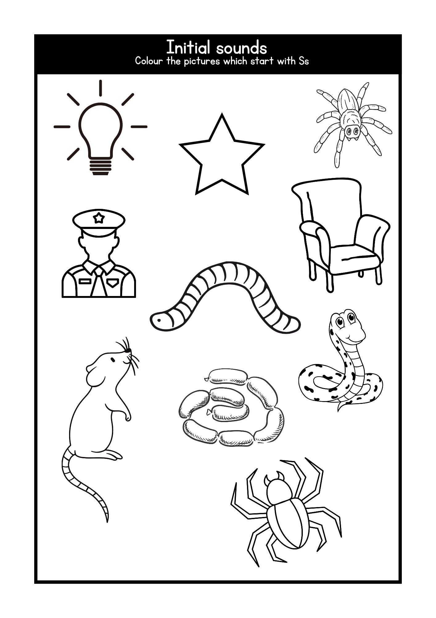SATPIN Worksheets, Letter Sounds, CVC Words, Printable Group 1 Jolly ...