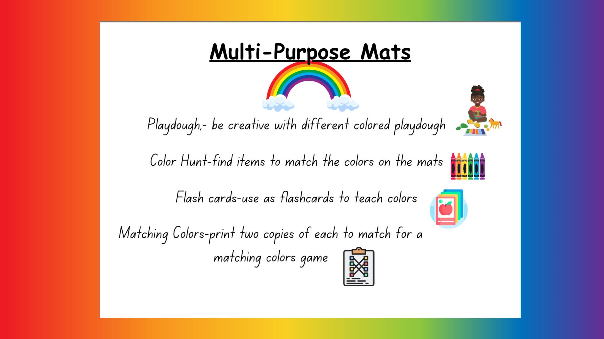 Colours Play Dough Mats Printable, Colours Learning Resource, Color ...