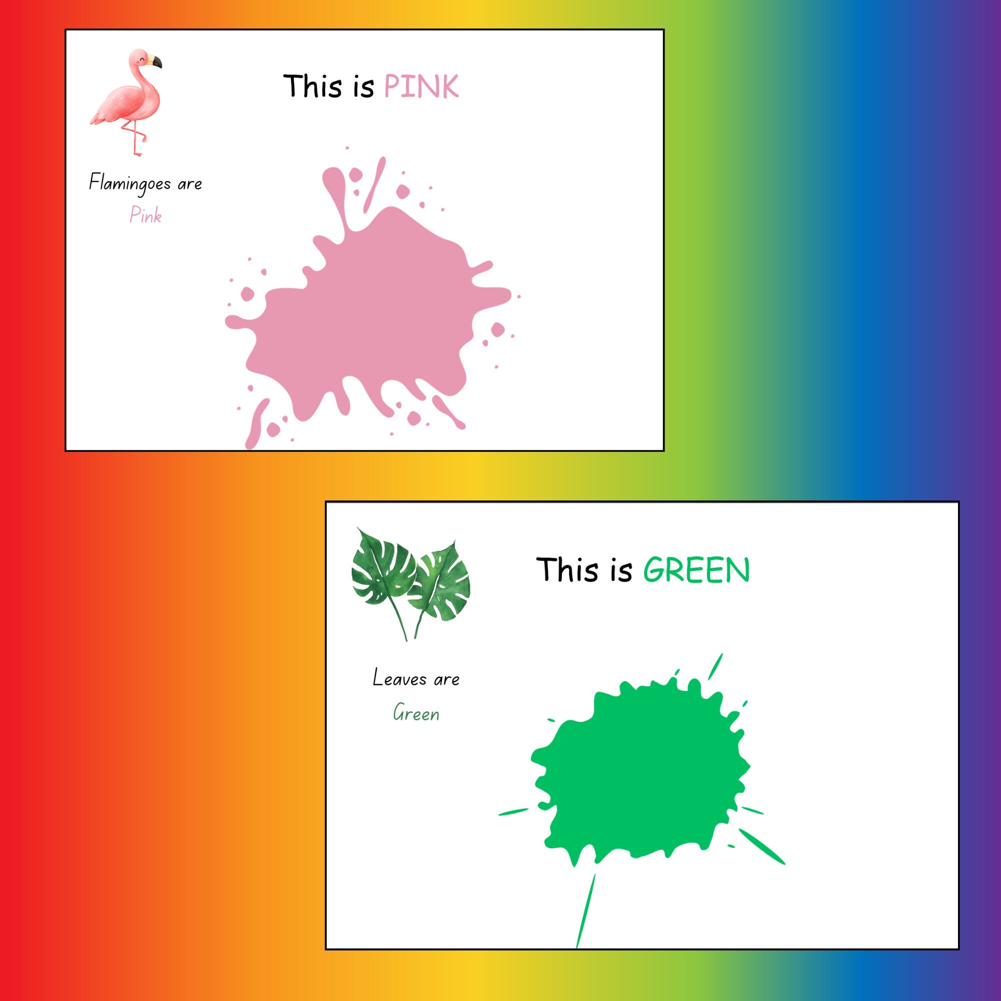 Colours Playdough Mats Printable, Colours Learning Resource, Color ...