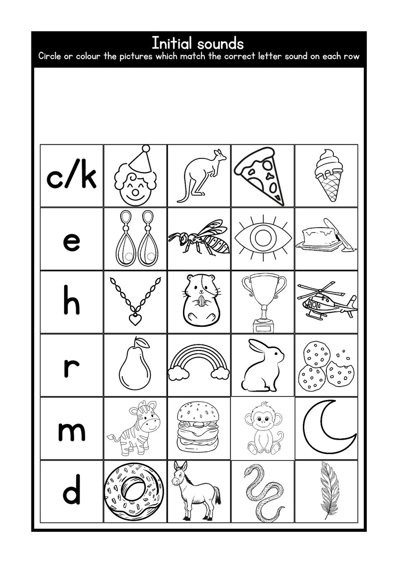 Buy Phonics Group 2 CKEHRMD Worksheets, Letter Sounds, CVC Words, Jolly ...