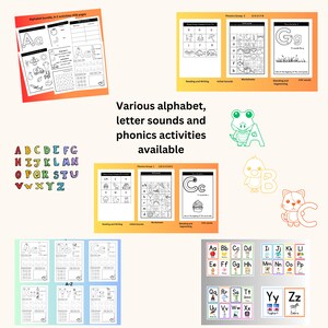 Phonics Learning Bundle, Phonics Groups 1-4 Worksheets, Homeschool ...