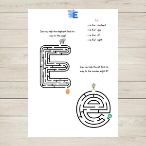 Alphabet Letter Maze Worksheets, ABC Maze Activity Sheets, A to Z ...