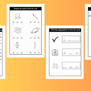Phonics Group 2 CKEHRMD Worksheets, Letter Sounds, CVC Words, Jolly ...