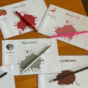 Colours Play Dough Mats Printable, Colours Learning Resource, Color ...