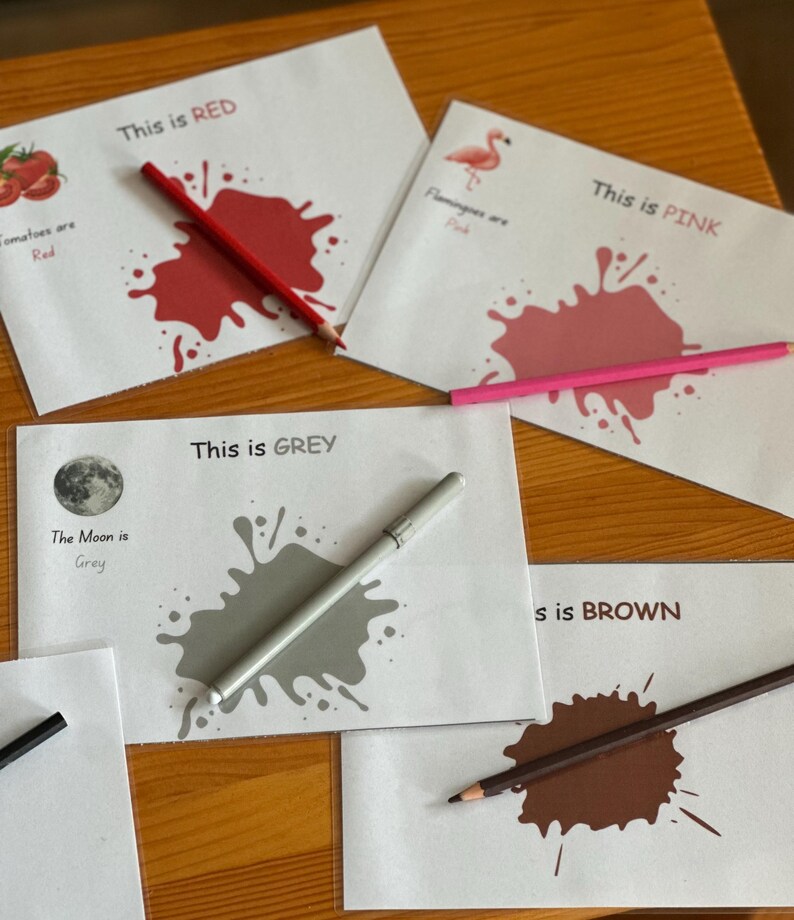 Colours Play Dough Mats Printable, Colours Learning Resource, Color ...