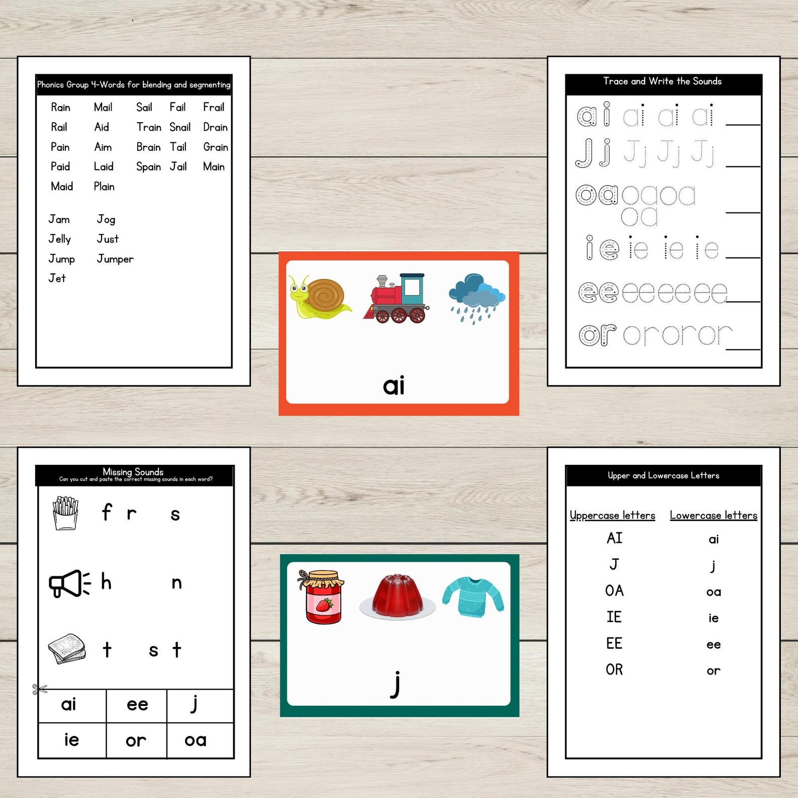 Phonics Worksheets Learning Bundle for Groups 1-5, Preschool ...