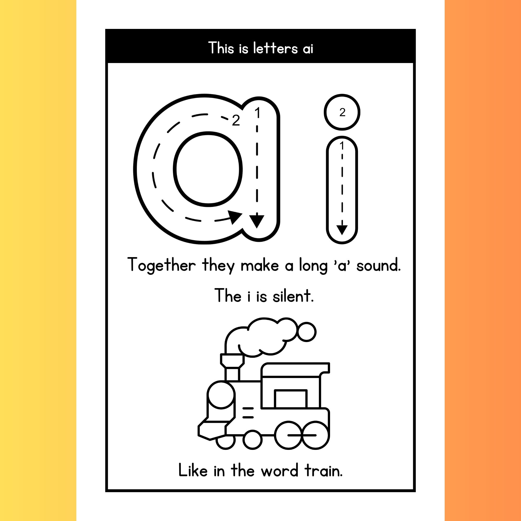 Phonics Group 4 Printable Worksheets, Jolly Phonics Activities for Set ...