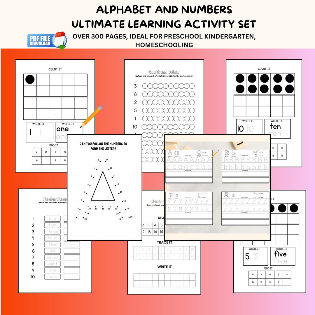 Ultimate Learning Activity Bundle, Early Learning Activity Pack ...