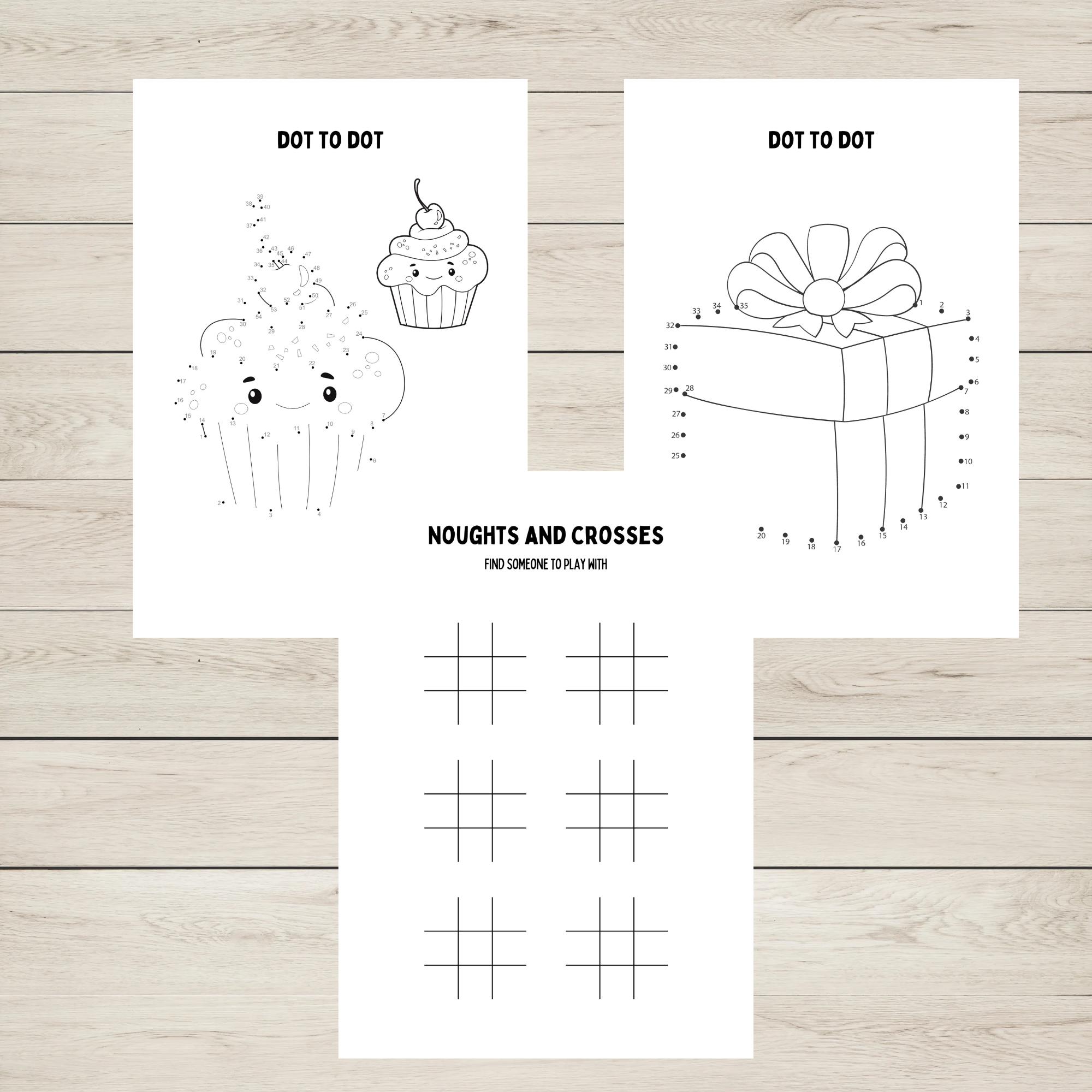 Birthday Activity Book for Kids, Printable Kids Birthday Party Favor ...