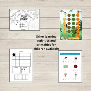 Insects Play Dough Mats Printable, Summer Bugs Visual Mats, Montessori ...